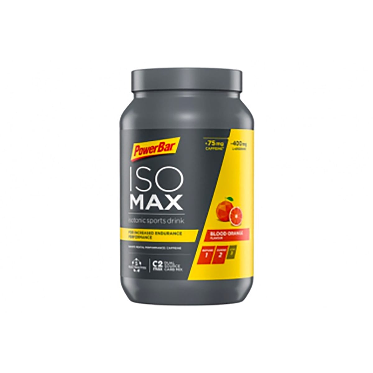 Bebida energética POWERBAR ISOMAX (1200gr) Laranja sanguínea – Probikeshop