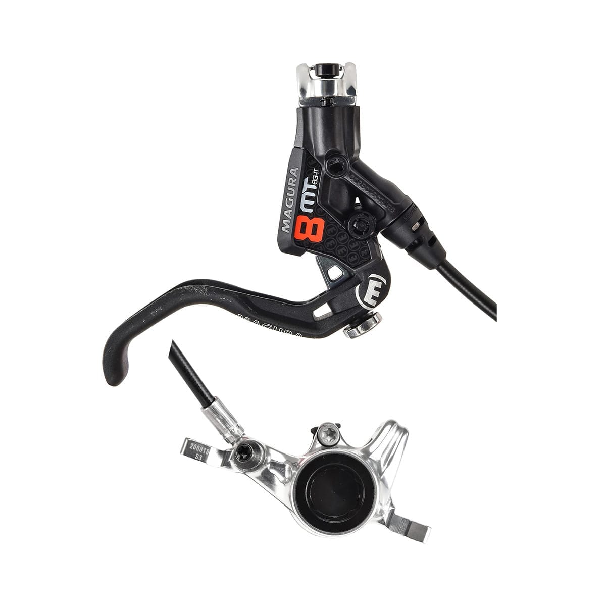 MAGURA MT8 PRO Travão dianteiro ou traseiro sem disco Preto / Prata ...