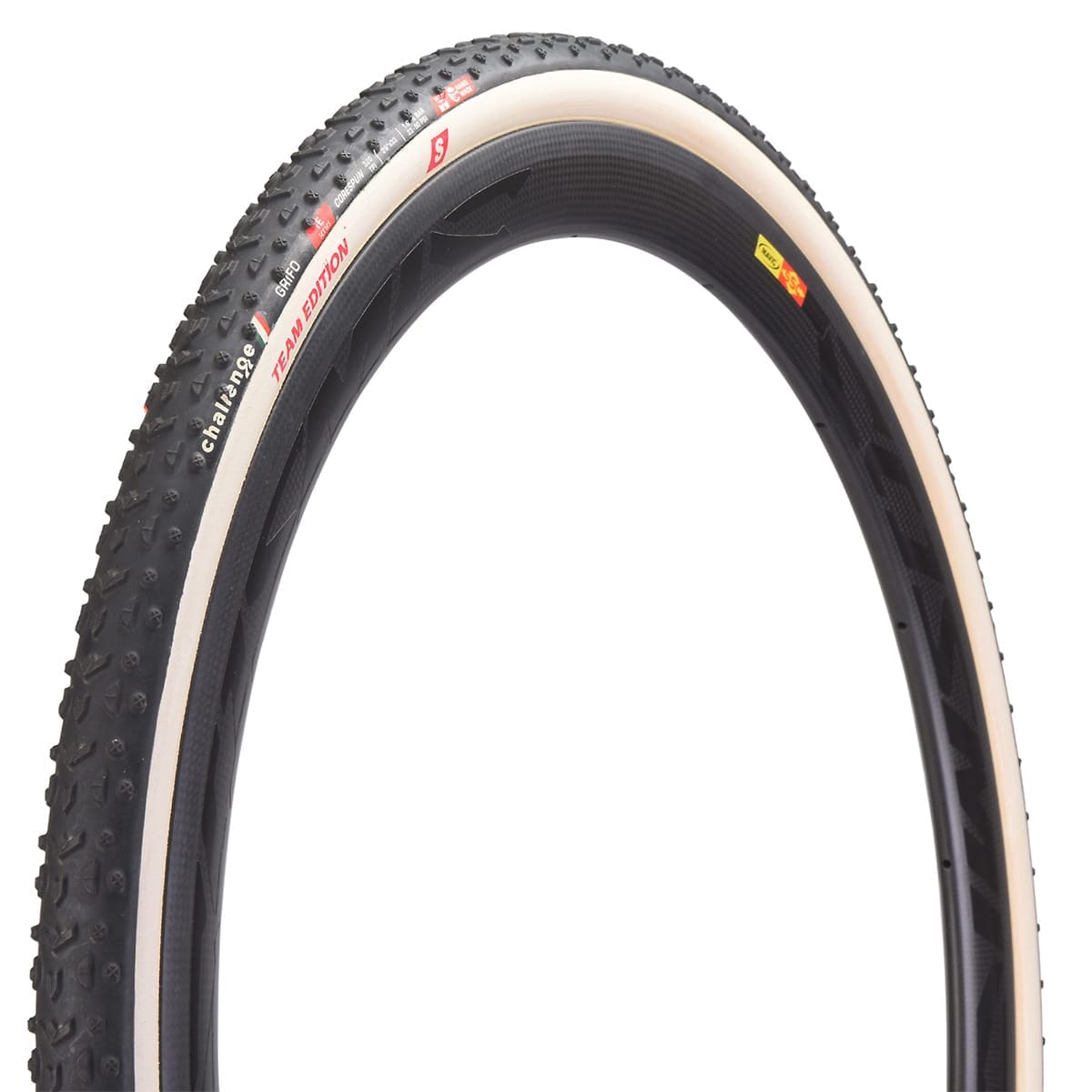 CHALLENGE GRIFO TEAM EDITION SOFT 700x33c Branco Tubular – Probikeshop